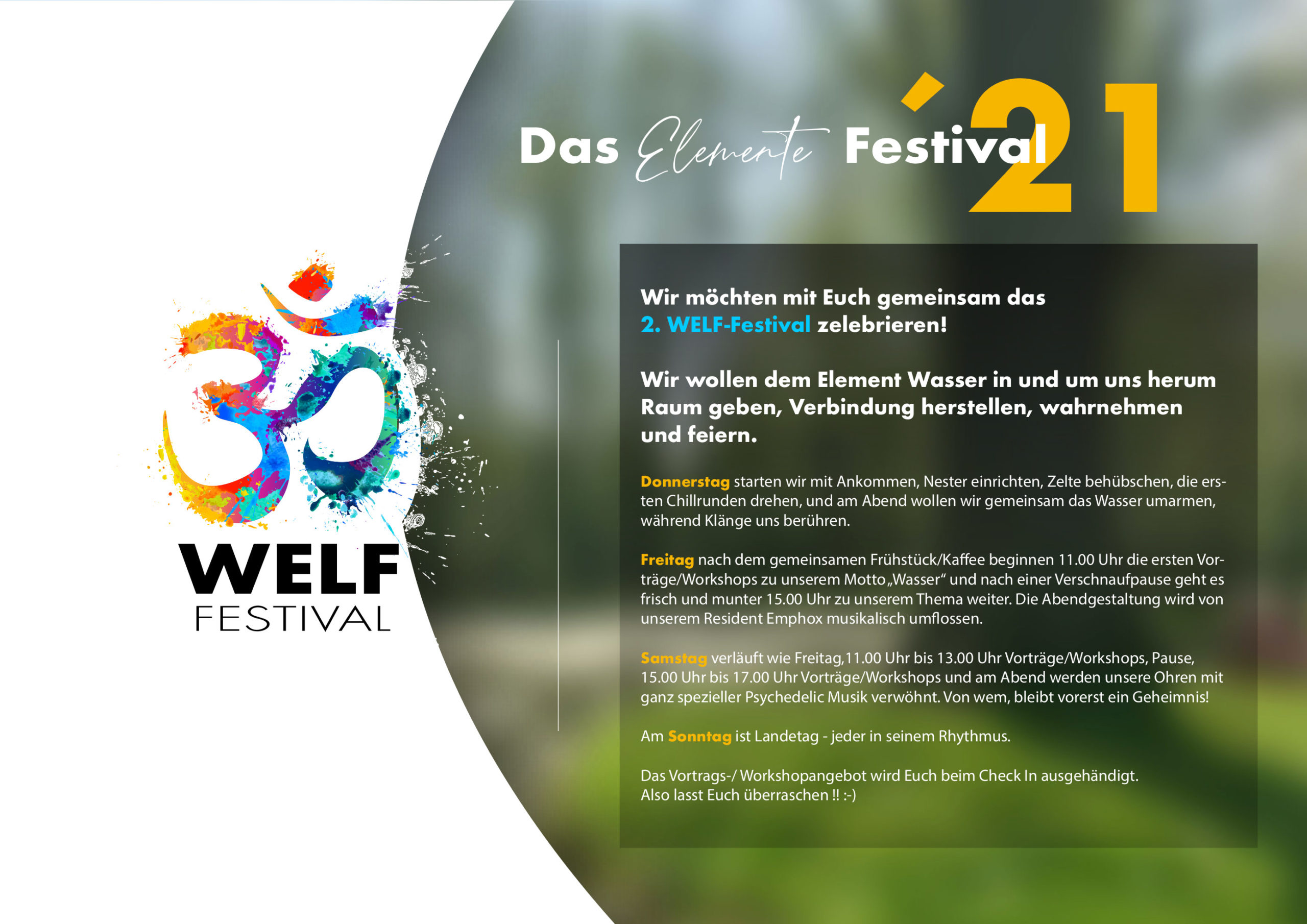 Das WELF Festival